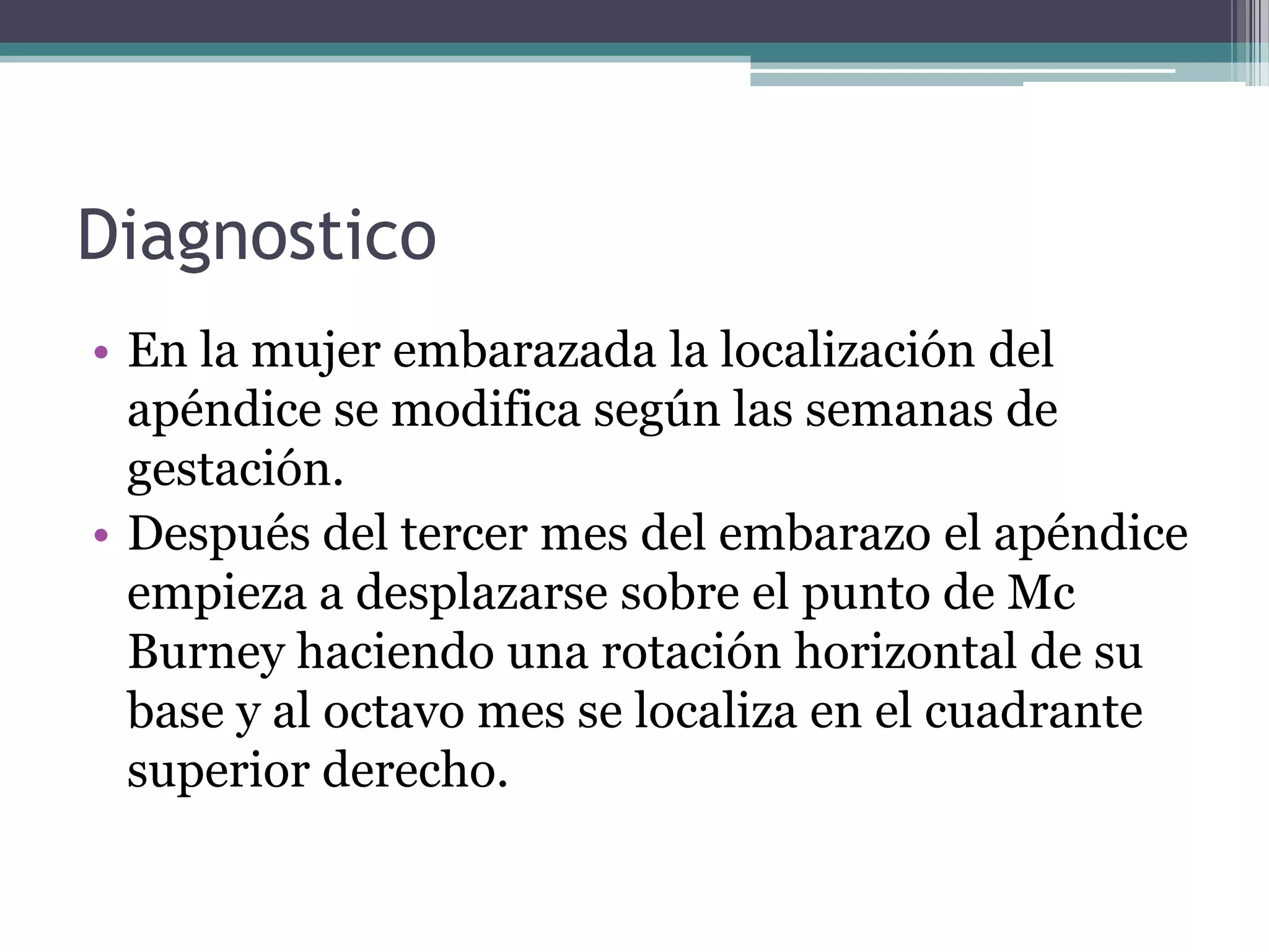 Apendicitis aguda en el embarazo | PPTX
