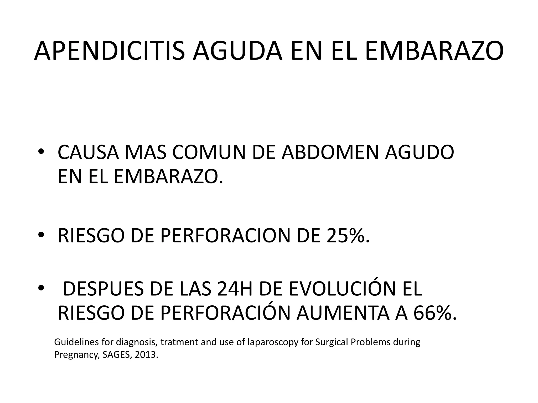 Apendicitis aguda en el embarazo | PPTX | Pregnancy | Reproductive Health