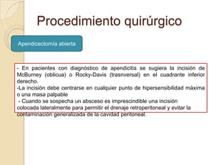 Apendicitis aguda presentación | PPTX