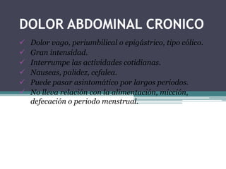 Apendicitis cronica | PPTX