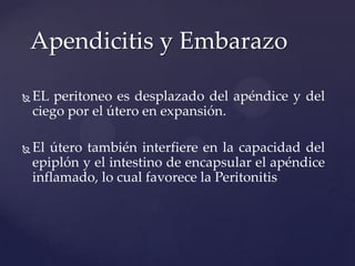 Apendicitis en gestantes | PPTX