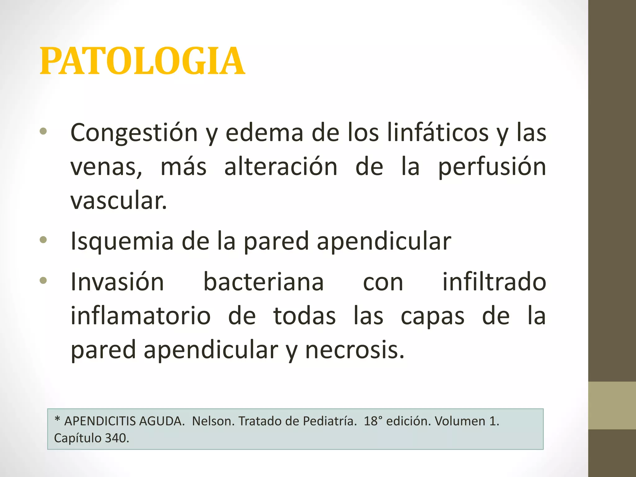Apendicitis en niños | PPTX | Ear, Nose and Throat Conditions ...