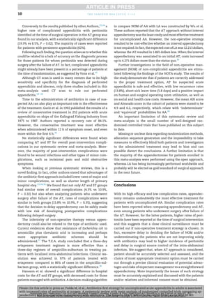 Apendicitis y antibioticos | PDF | Physical Therapy | Wellness