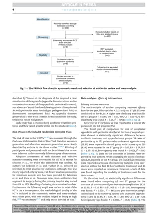 Apendicitis y antibioticos | PDF | Physical Therapy | Wellness