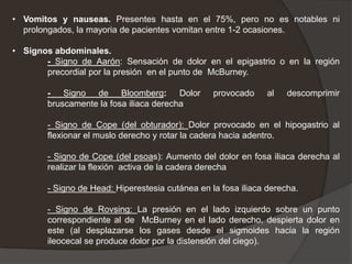 Apendicitis y sus complicaciones | PPTX