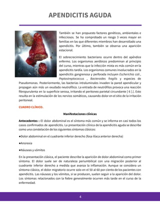 Apendicitis y sus complicaciones | PDF