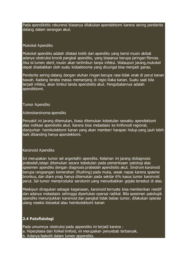 Apendisitis | DOCX