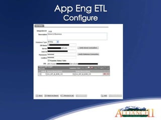 Application Engine ETL | PPTX | Databases | Computer Software and Applications