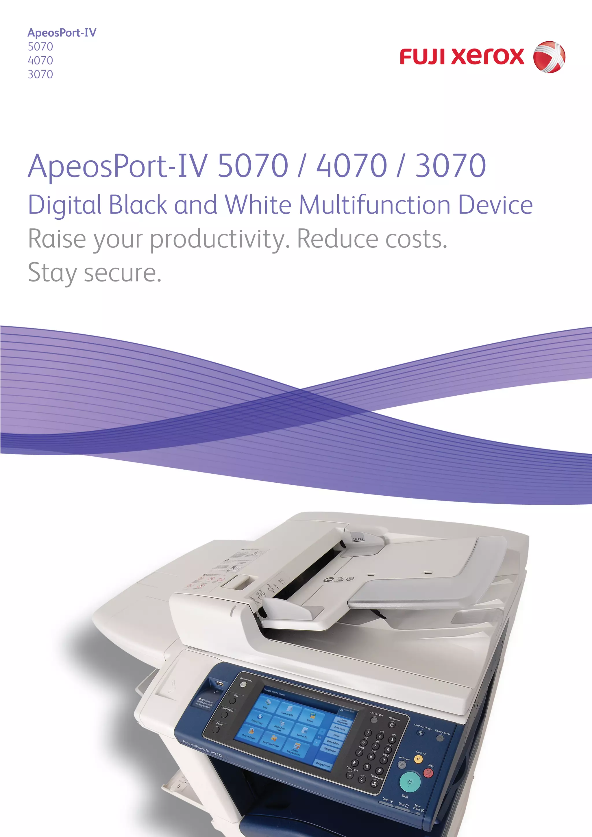 ApeosPort-IV 5070 4070 3070 | PDF