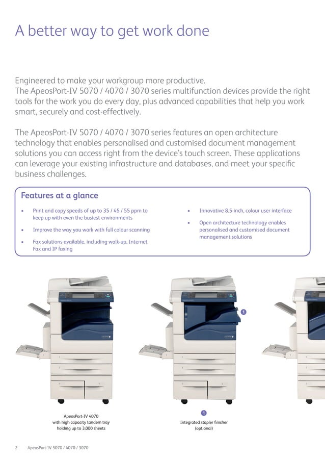 ApeosPort-IV 5070 4070 3070 | PDF
