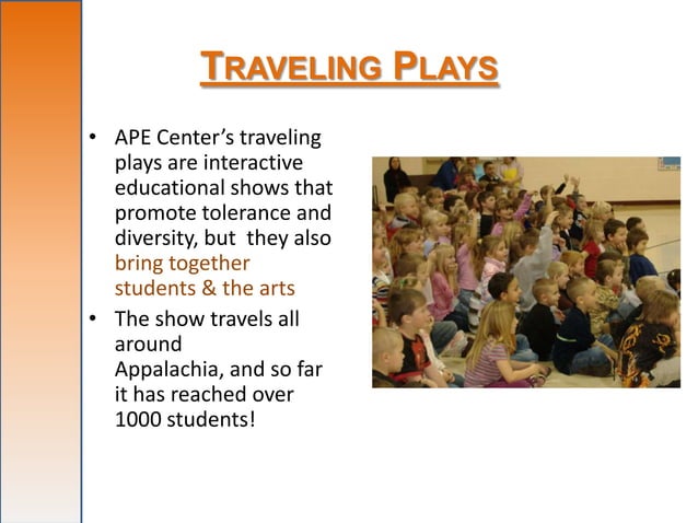 APE Center Program Synopsis | PPT
