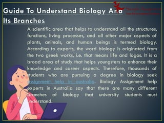A perfect guide to understand biology | PPT
