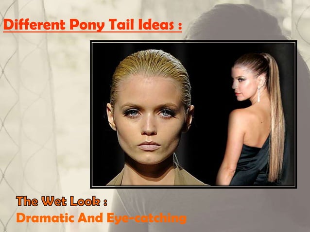 A perfect pony tail | PPT