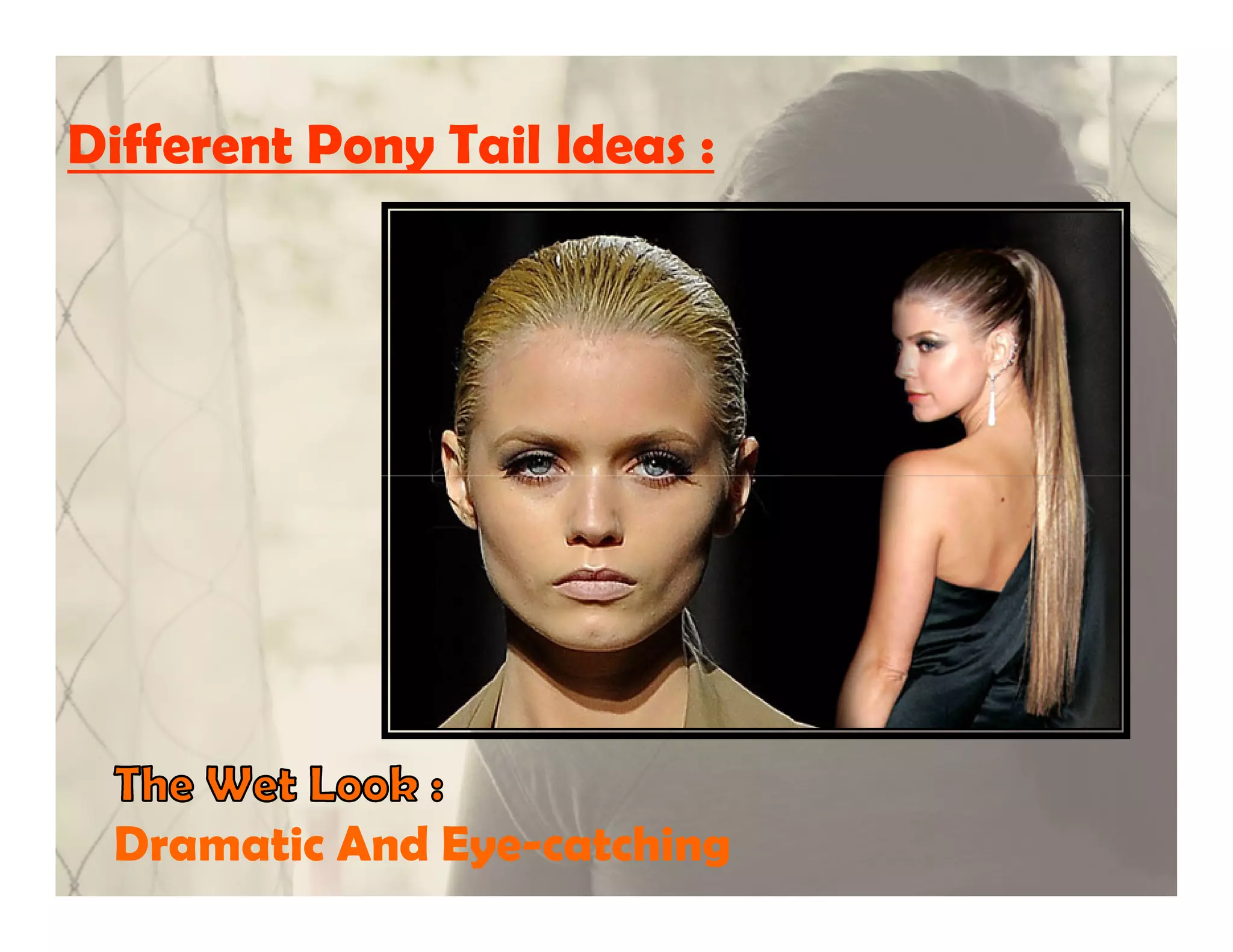 A perfect pony tail | PPT