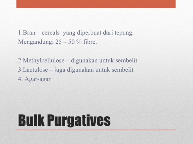 Aperients - Laxatives | PPT