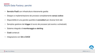 Azure Data Factory: l'evoluzione della specie della data integration | PPT