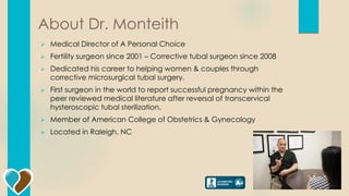 Tubal Reversal Doctor - A Personal Choice | PPT