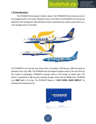 A Personality Analysis Of Michael O Leary CEO Of RYANAIR | PDF