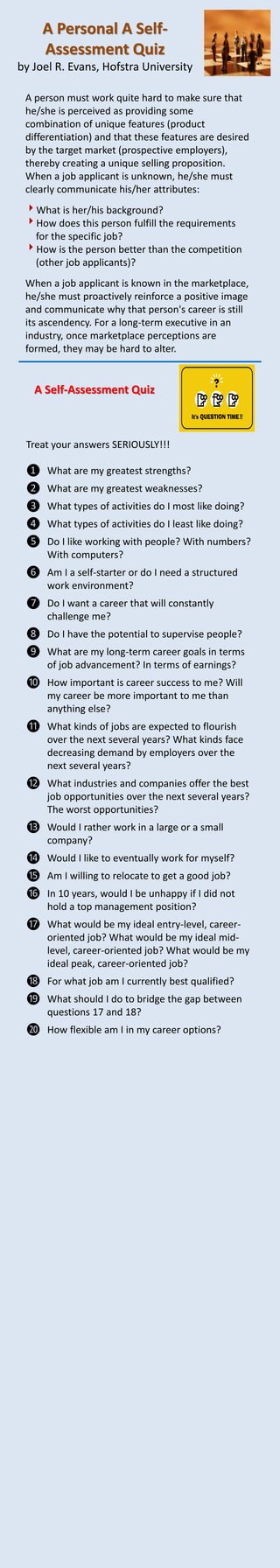 A Personal SWOT Analysis | PPTX