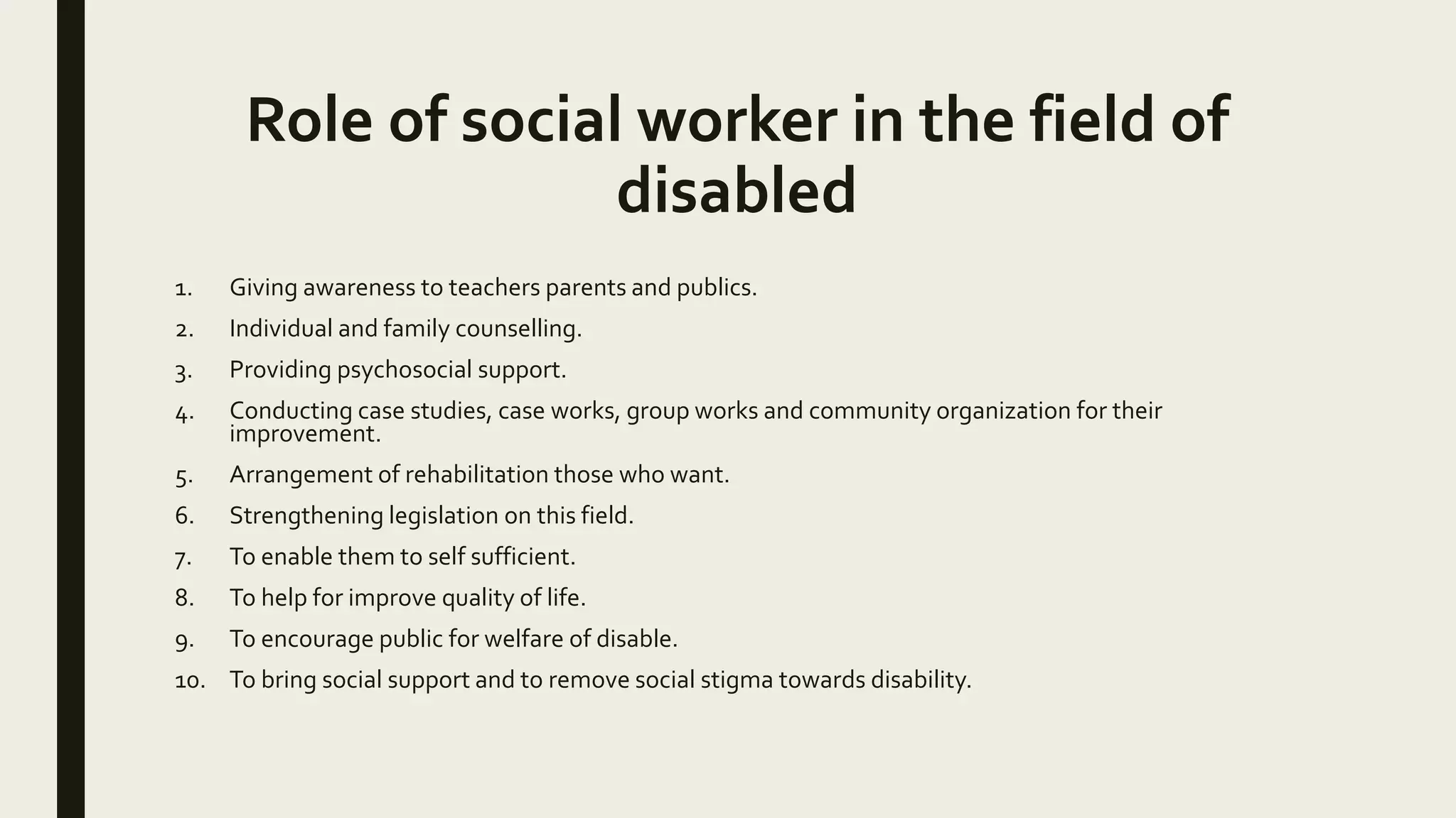 A person with disabilities | PPTX