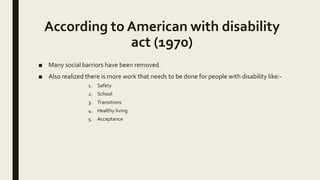 A person with disabilities | PPTX