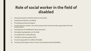 A person with disabilities | PPTX