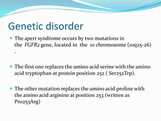 Apert sydrome | PPTX