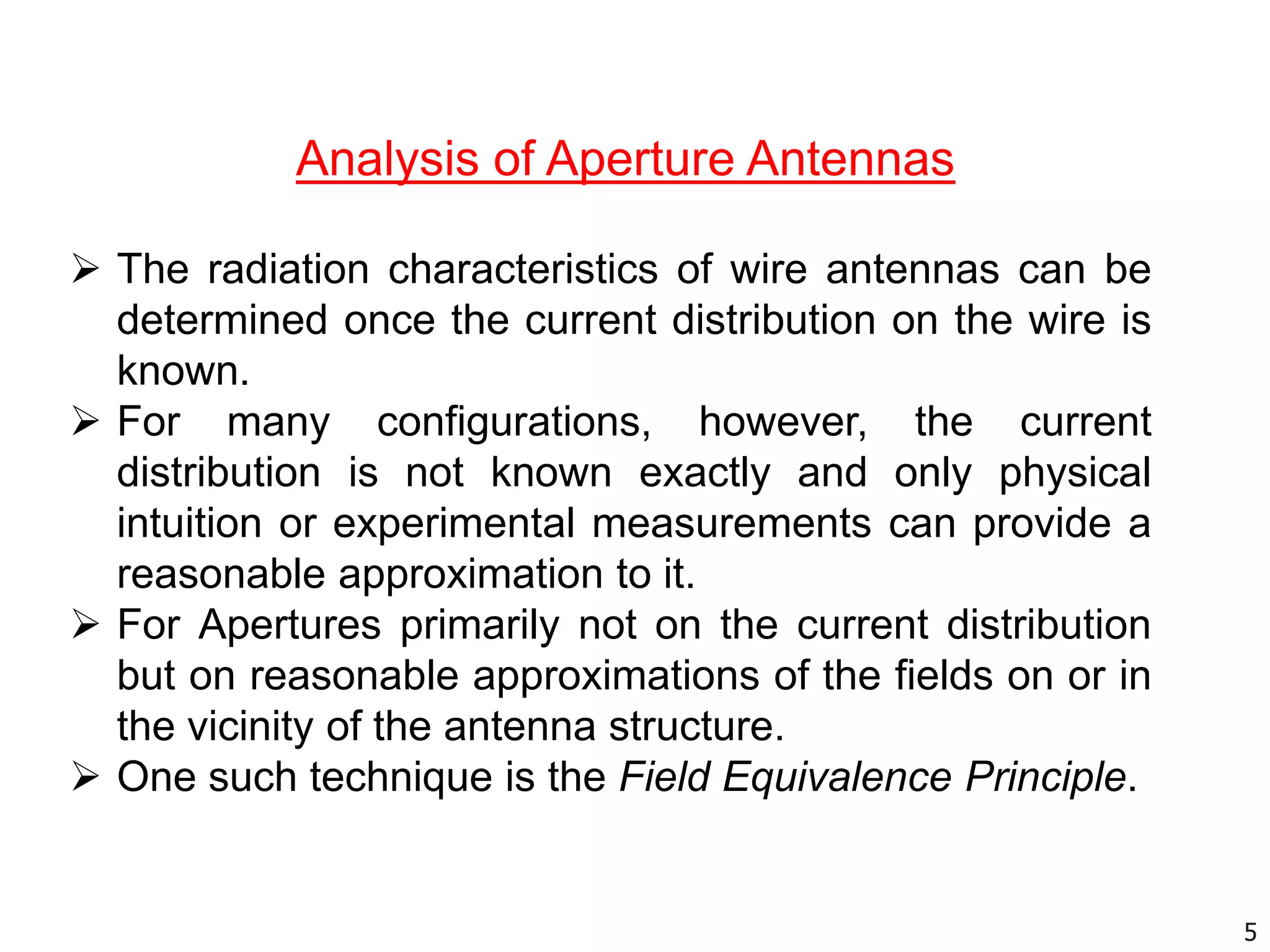 Aperture antennas | PPTX