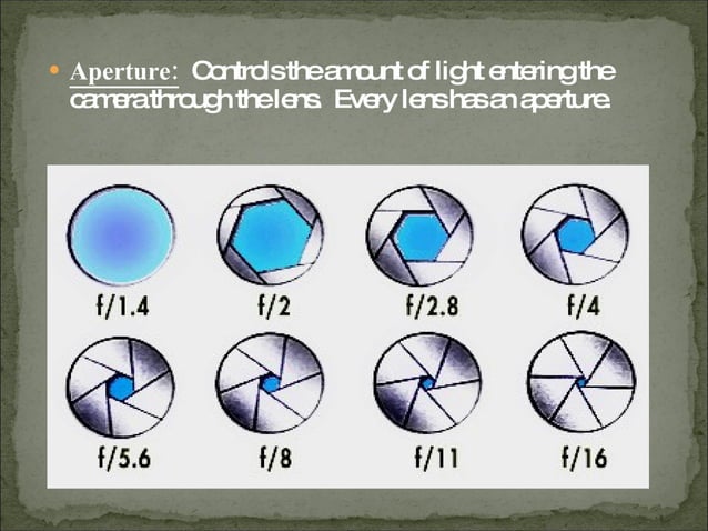 Aperture & Depth Of Field | PPT