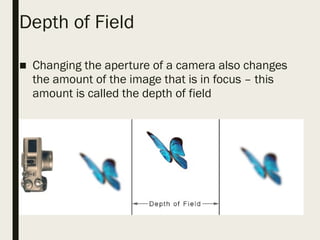 Aperture, exposure and depth of field | PPT