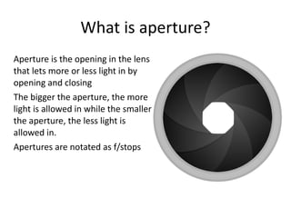Aperture presentation 1 | ODP