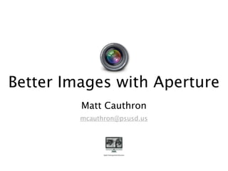 Aperture Presentation | KEY