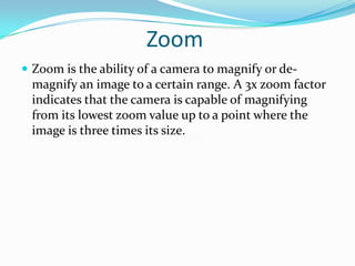 Aperture, zoom and focal length | PPTX | Photography | Arts and Crafts