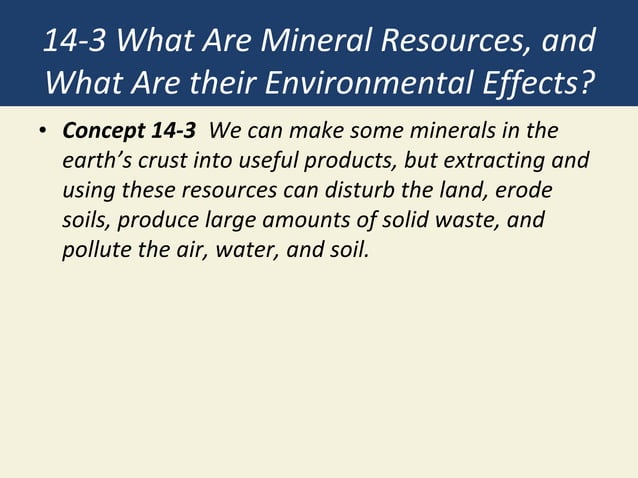 Mineral resources | PPT