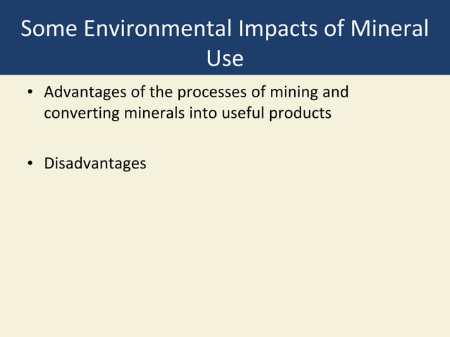 Mineral resources | PPT