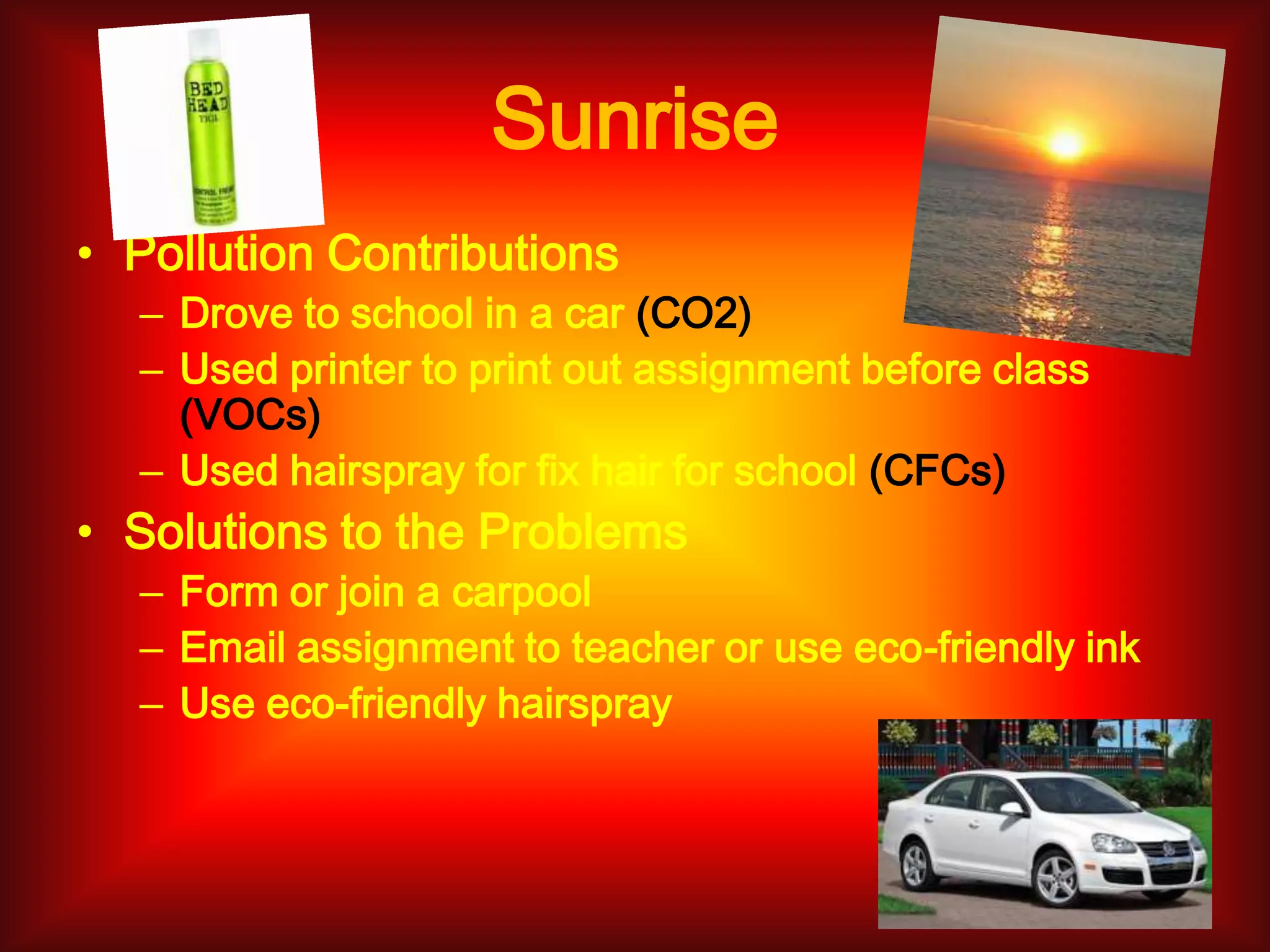 Apes pollution agenda assignment | PPTX