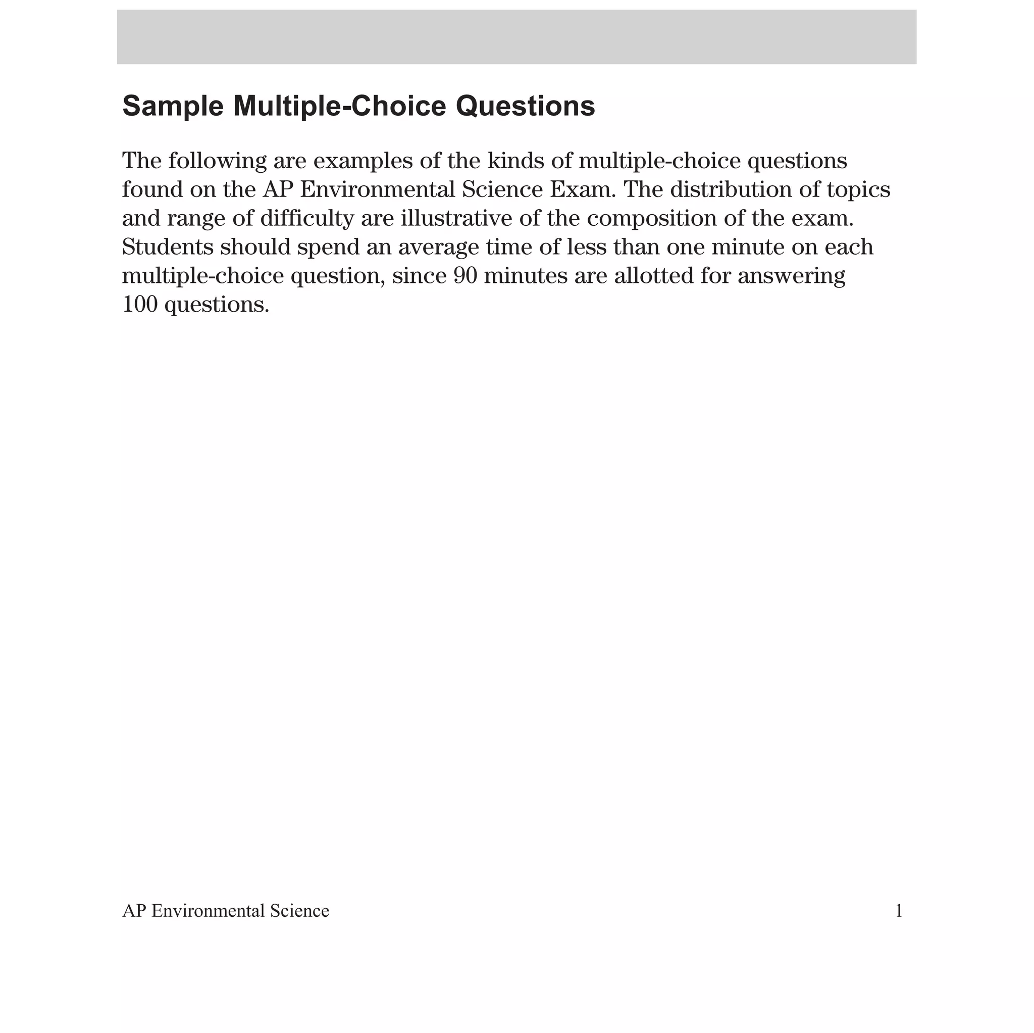 Apes sample mc_ques | PDF | Indoor Environmental Quality | Home & Garden