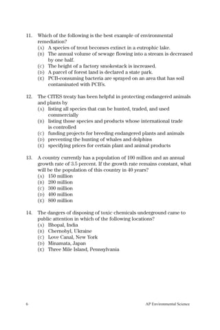 Apes sample mc_ques | PDF | Indoor Environmental Quality | Home & Garden