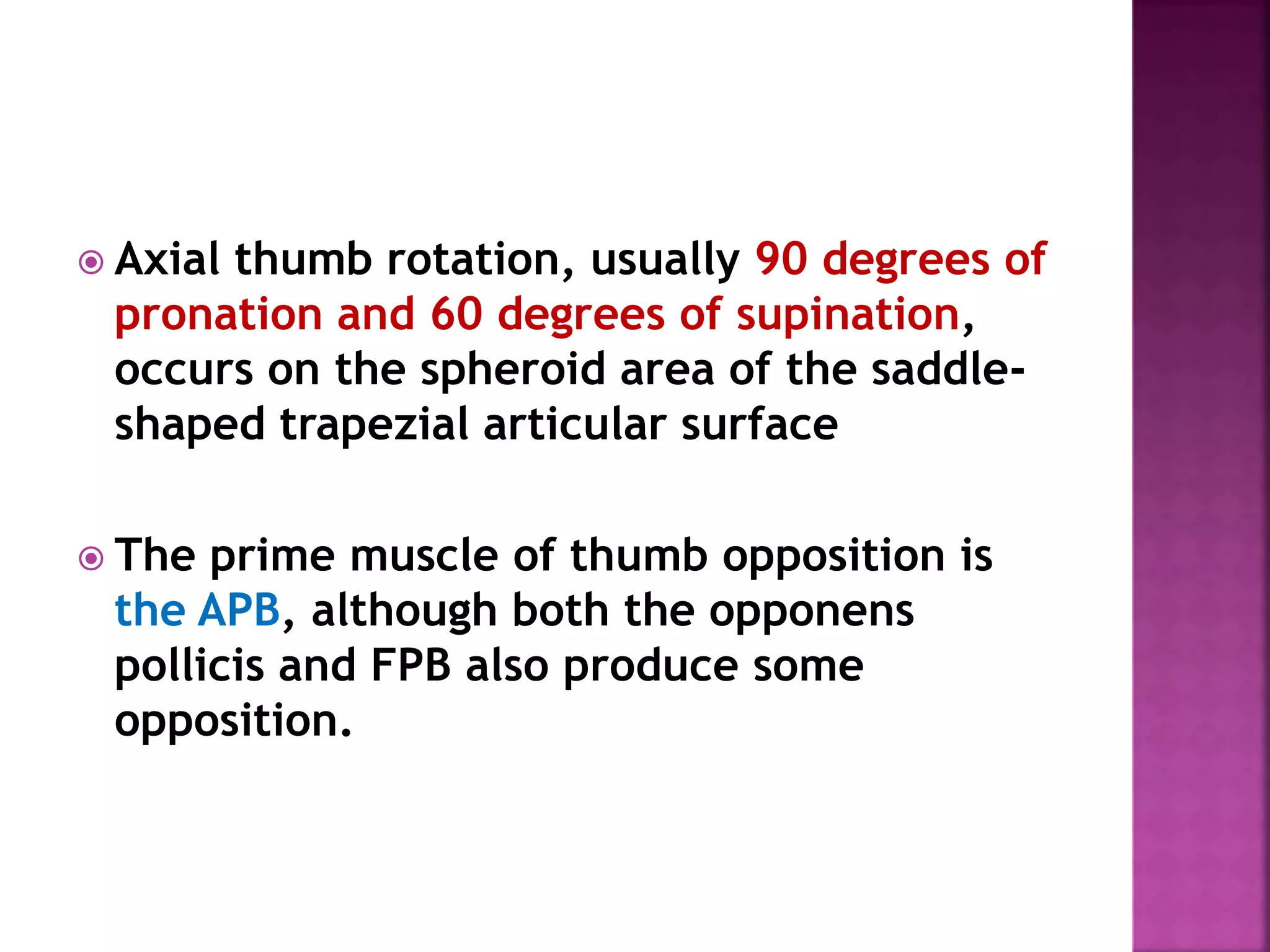 Ape thumb deformity to publish | PPTX