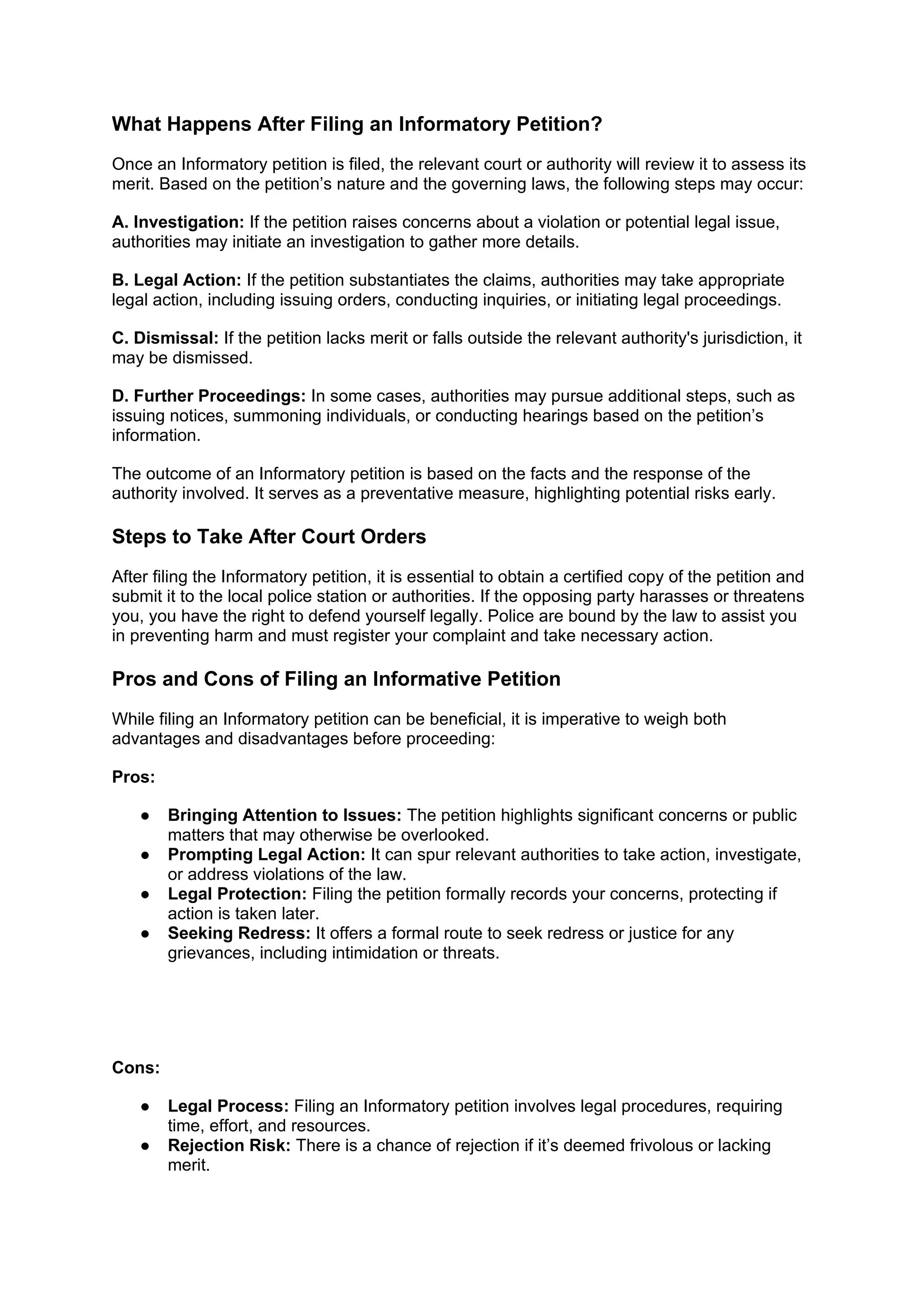 A Petition for Informed Consent – Intimidation and Legal Remedies.docx