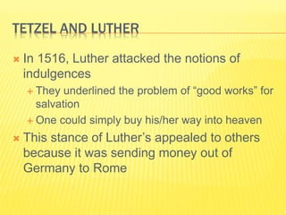 AP Euro CH 14 Martin Luther | PPT