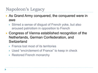 AP Euro CH 21 Rise of Napoleon | PPTX | Religion & Spirituality