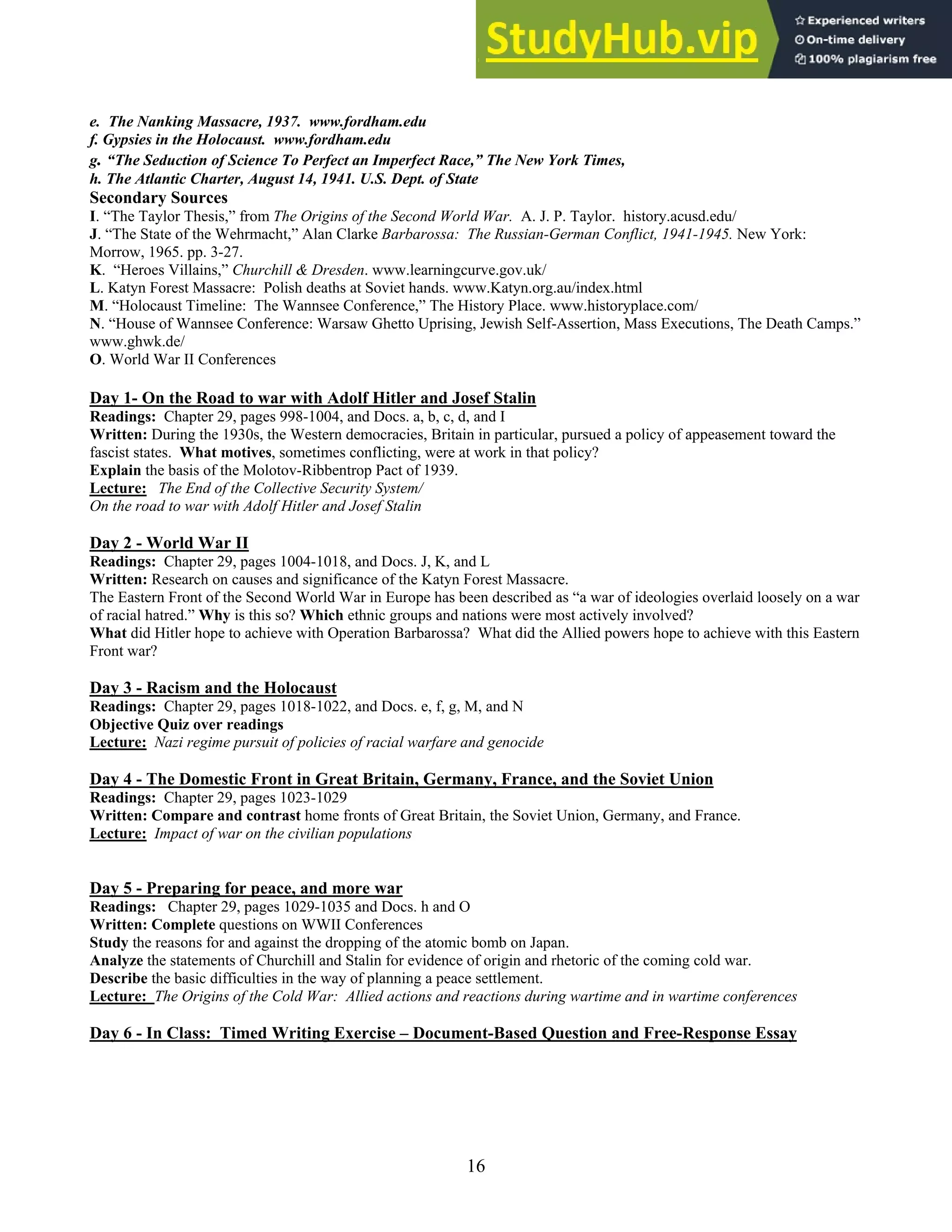 AP European History Course Description | PDF