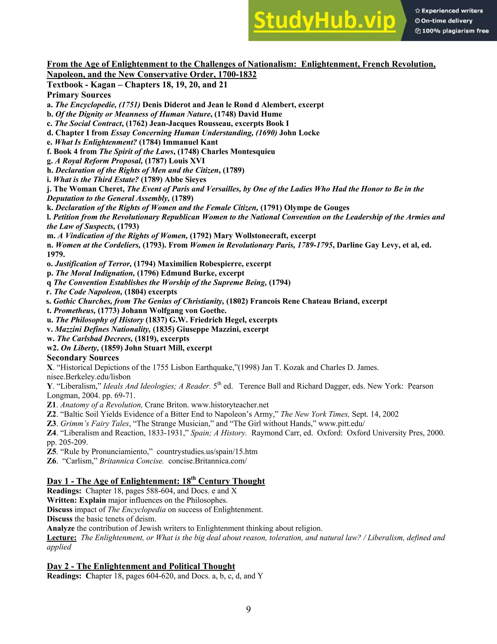 AP European History Course Description | PDF