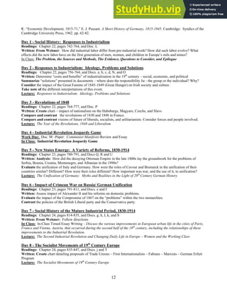 AP European History Course Description | PDF