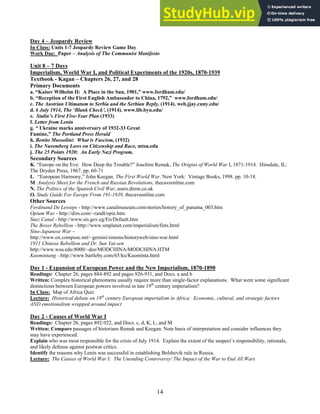 AP European History Course Description | PDF