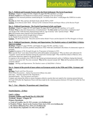 AP European History Course Description | PDF