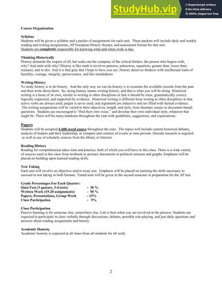 AP European History Course Description | PDF