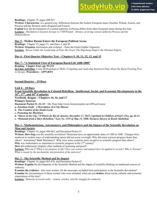 AP European History Course Description | PDF