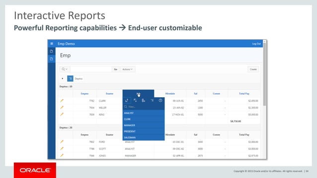 Oracle Application Express Introduction | PPTX